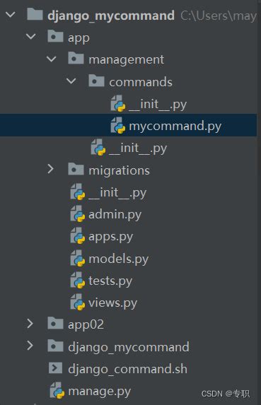 Django项目中如何添加自定义的django Command Csdn博客