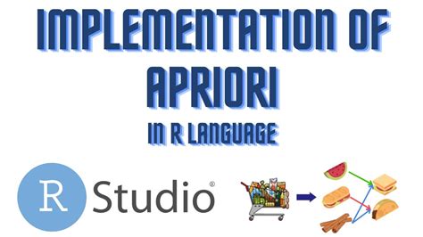 Implementation Of Apriori In R Programming Language Youtube