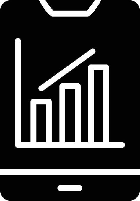 Graph Glyph Icon 9679728 Vector Art At Vecteezy