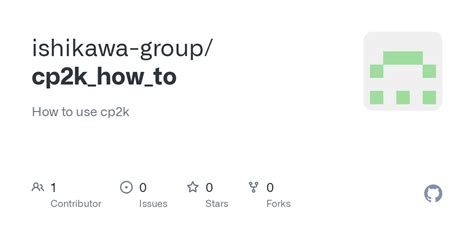 cp2k how to install md at main · ishikawa group cp2k how to · github