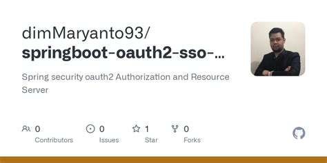 GitHub DimMaryanto Springboot Oauth Sso Example Spring Security Oauth Authorization And