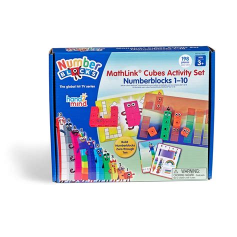 Hand2mind Numberblocks Mathlink Cubes 1 10 Activity Set Kiedler