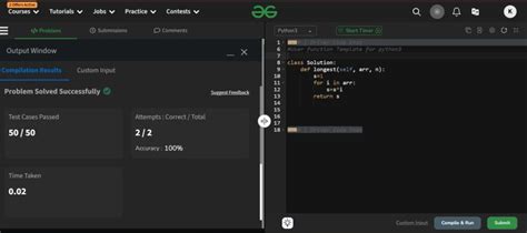 Python Coding Practiceproblems Geeksforgeeks Boddepalli Karthik