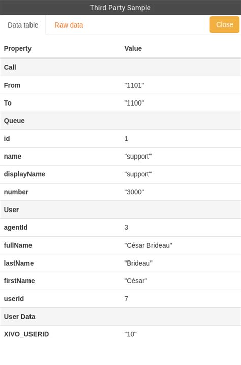Third Party Integration — Xivo Solutions Documentation
