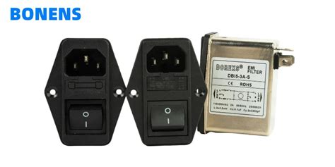 Dbi S Emi Filter With Dual Fuse And Switch Iec Socket Power Filter A A Buy Iec Socket Type