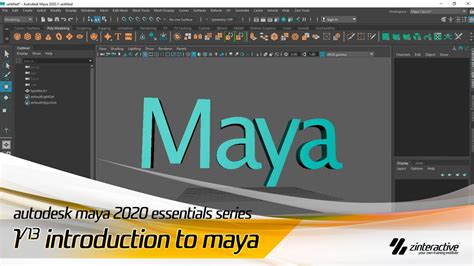 Introduction To Maya Autodesk Maya Essentials Series Lesson 113