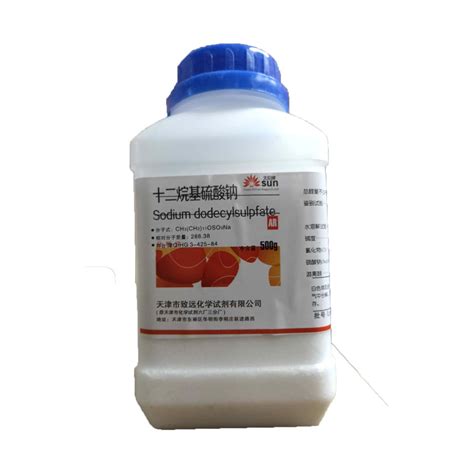 十二烷基硫酸钠k12发泡粉十二醇硫酸钠化学试剂分析纯ar500g促销 虎窝淘