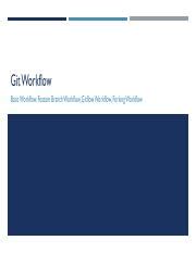 Git Workflow Basic Feature Branch Gitflow Forking Workflow Course Hero