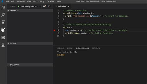 Dart Tutorial Hello World Using Vs Code Ide Codementor