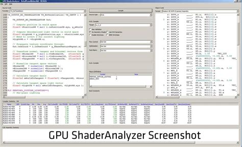 GPU ShaderAnalyzer AMD GPUOpen