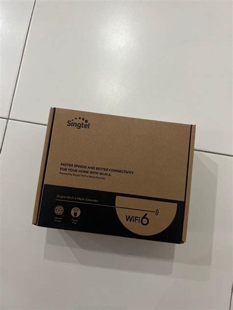 Singtel Wifi Mesh Extender Computers Tech Parts Accessories Networking On Carousell