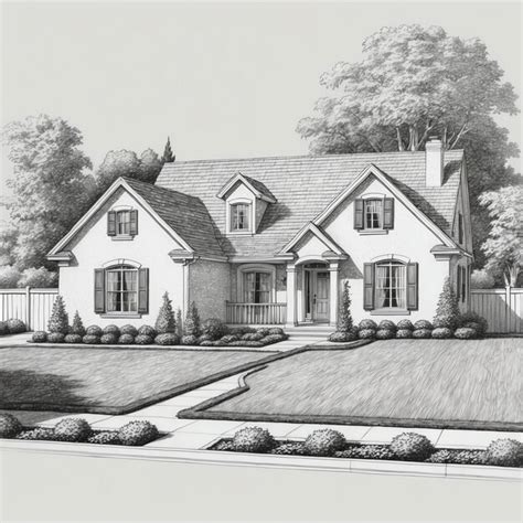 6 000 House Drawing Patterns Pictures