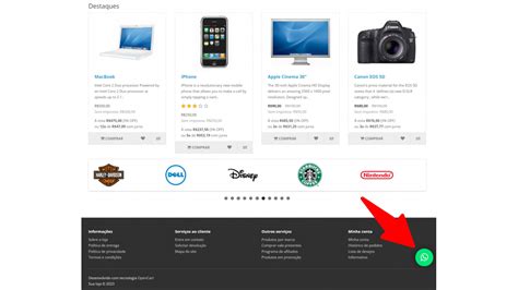 Opencart Brasil Módulo Botão Flutuante Do Whatsapp