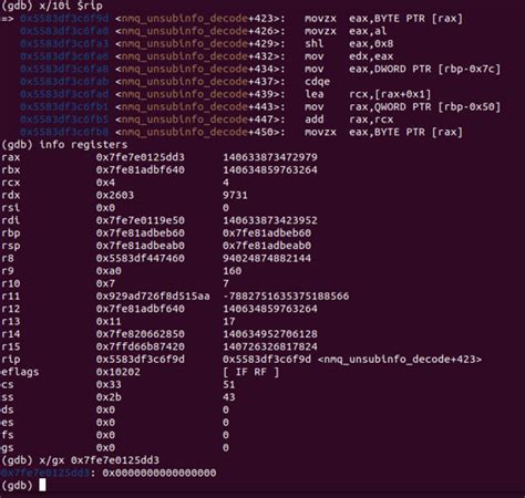 Segment Fault Occurs Due To Null Pointer Reference In `subinfodecode