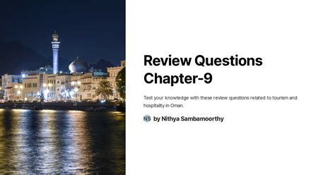 Review Questions Chapter 9