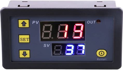 DC V Timer Delay Relay Yeeco Dual Digital Display Red Blue LED DC V Timer Delay Relay Board