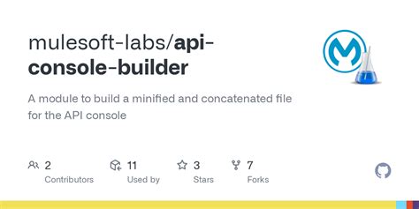 github mulesoft labs api console builder a module to build a