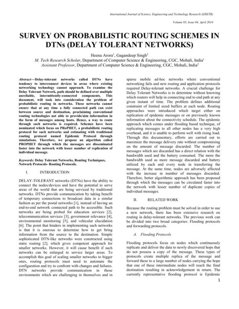 Delay Tolerant Networks
