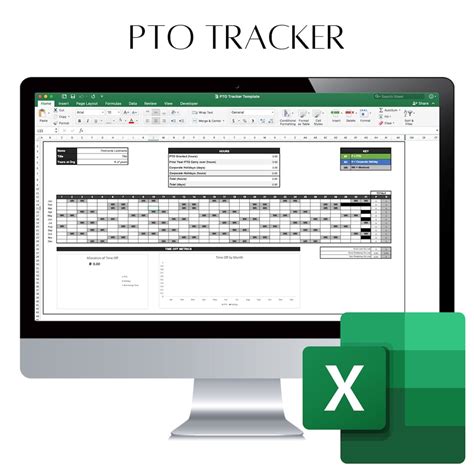 pto tracker excel template