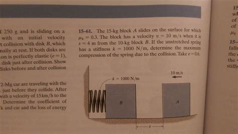 solved the 15 kg block a slides on the surface for which mk 0 3