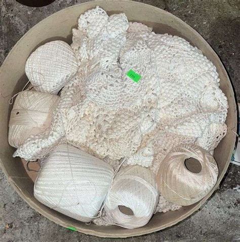 White Crochet Thread Assortment Metzger Property Services Llc