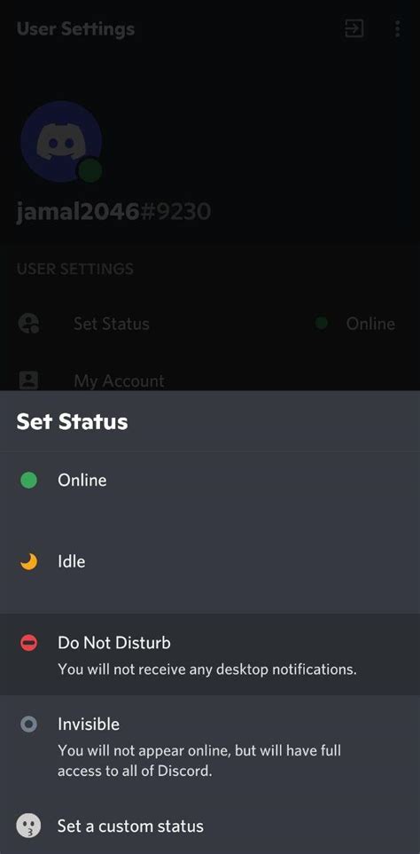 discord do not disturb dandd how to set on pc mobile 2025