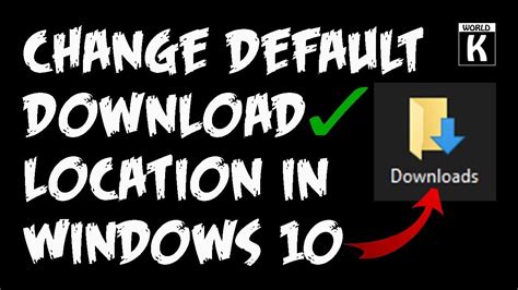 Change Default Download Folder Location in Windows 11/10/8.1/7 Easily! - YouTube