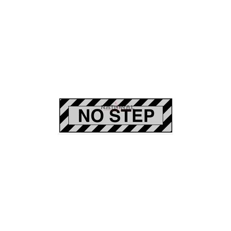 No Step Decal National Aviation