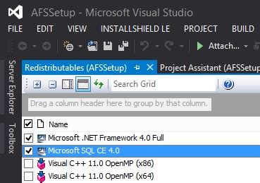 Visual Studio Add A New Redistributables To VS InstallShield LE Project Stack Overflow