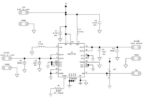 max17116qevkit evaluation board for max17116 single phase pwm