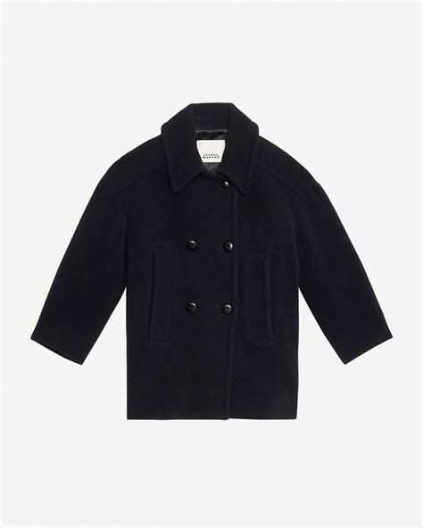 Fiby Coat Woman Black Isabel Marant Official Online Store