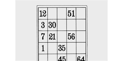 Number Puzzles Saturday August 2 Wsj