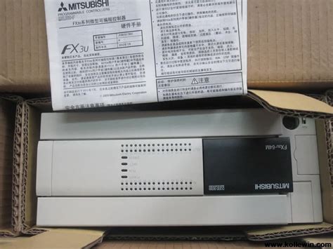new melsec programmable logic controller fx3u 64mt es a 32 inputs 32