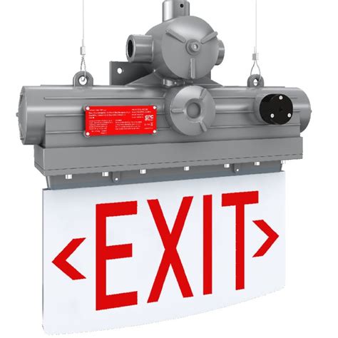 5 Watt Explosion Proof Exit Emergency Led Light Class 1 Div 1 Class 2 Div 1 Left And Right