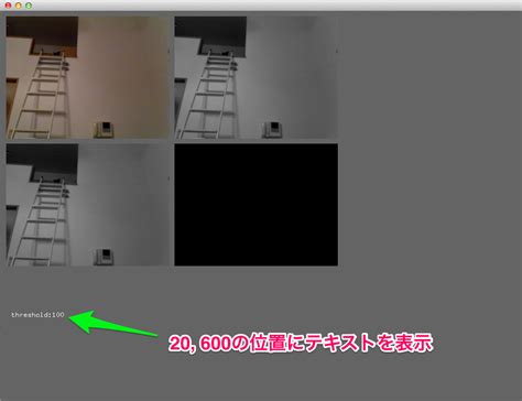 how to display text on the demo screen in openframeworks start