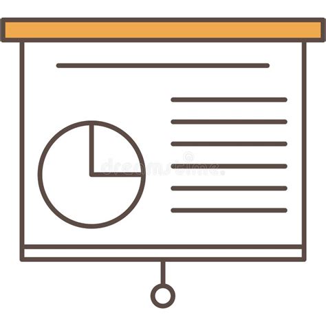 Business Webpage Statistic Graph Chart Flat Vector Stock Vector