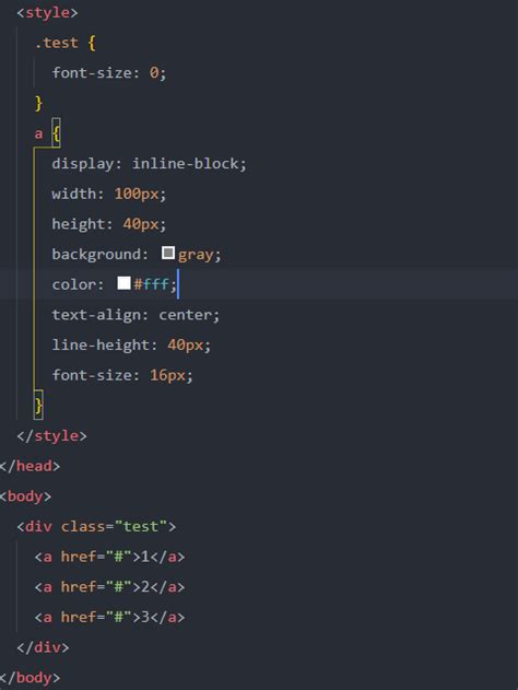 Css Weird Gap Between Inline Block For Button Or Hyperlink Tags