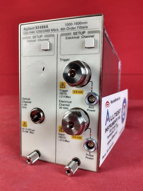 83486a Agilent Keysight 83486a 3 Ghz Optical 20 Ghz Electrical Module Alltest Instruments