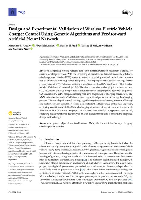 Pdf Design And Experimental Validation Of Wireless Electric Vehicle Charger Control Using