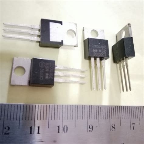 Jual Mbr 20100ct Mbr20100ct 20100 20a 100v Schottky Rectifier To 220