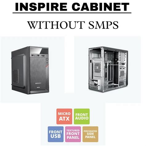 Base Body Metal Computer Desktop Cabinet Zeb Inspire Without Smps Size