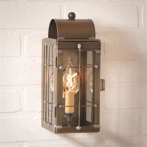 Cape Cod Wall Lantern In Weathered Brass Or Antique Copper