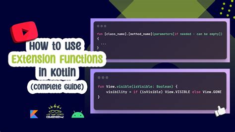 How To Use Extension Functions In Kotlin Youtube