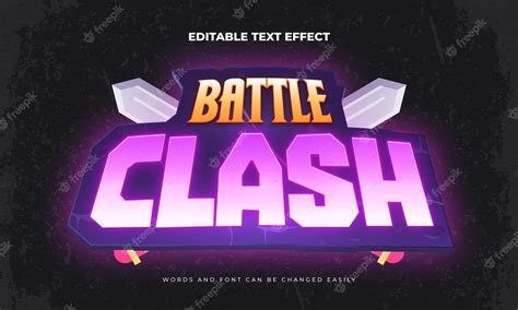 3d 벡터 편집 가능한 게임 로고 텍스트 효과 디자인 프리미엄 벡터