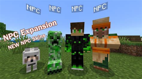 Npc Expansion Addon 1 19 1 18 Custom Npc For Mcpe Mc Mod Net