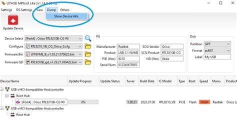 realtek rtl9210 chipset nvme to usb initialized but seems
