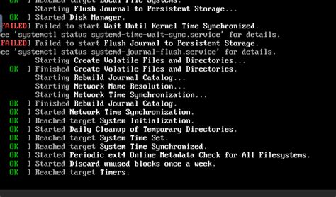 Failed To Start Wait Until Kernel Time Synchronized Home Assistant Home Assistant Os Home