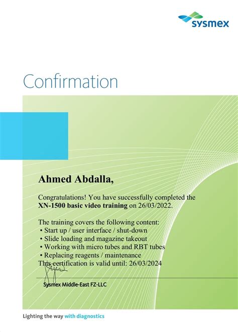 Ahmed Abdalla On Linkedin Sysmexacademy Hematology