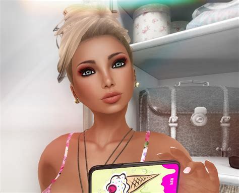 SL Treasure Selfie In Pink Lingerie Selfie En Lingerie Rose
